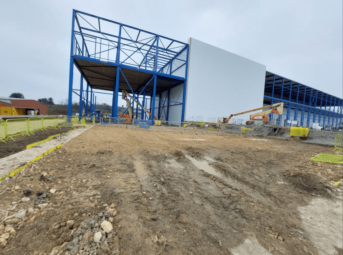 Update on the Construction of NewCold's new automated cold storage in Corby, UK - NewCold