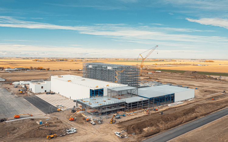 NewCold reaches new construction milestone in Coaldale, Alberta - NewCold